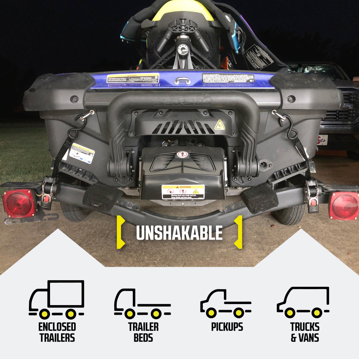 Strapify™ - Ingebouwde auto-ratchet riem met motor